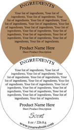 Custom Ingredient Labels