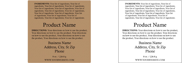 Quick, Easy and Affordable Ingredient Labels for your Bath & Body and ...