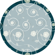 Round Background for Quick Candle Labels - www.brownkraftlabels.com